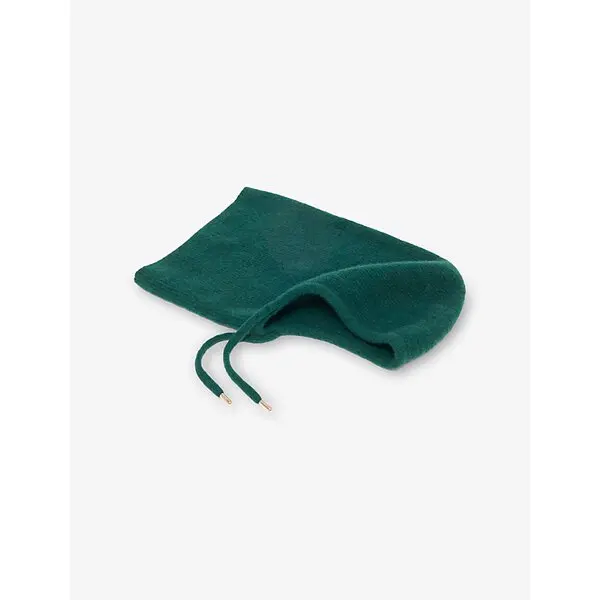 Maje Ribbed Wool-blend Balaclava