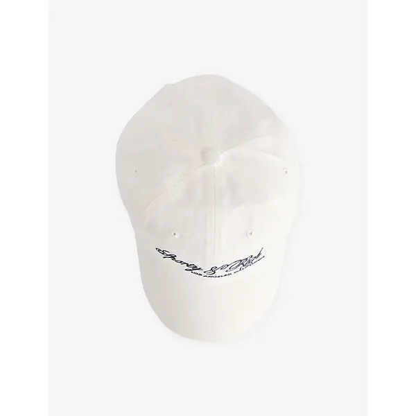 SPORTY & RICH International Embroidered Cotton Cap