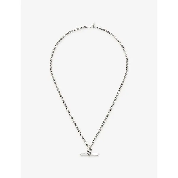 MISSOMA Chunky T Bar Plated Brass Chain Necklace