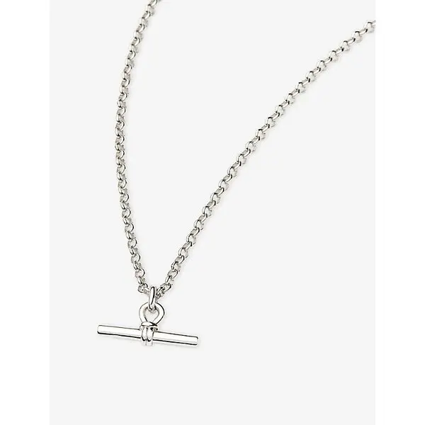 MISSOMA Chunky T Bar Plated Brass Chain Necklace