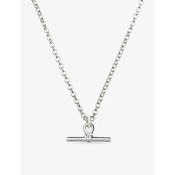 MISSOMA Chunky T Bar Plated Brass Chain Necklace