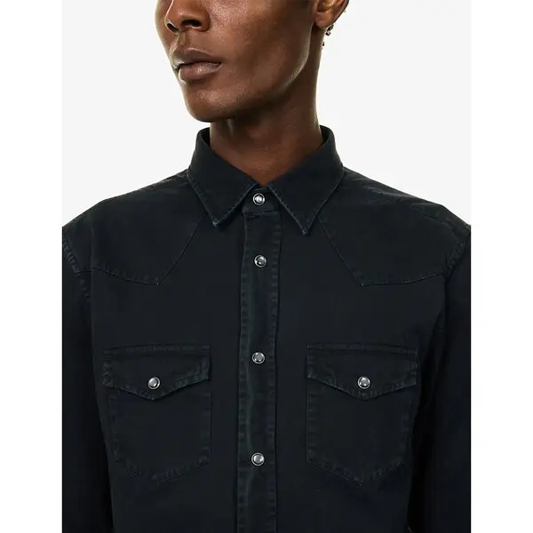 TOM FORD Slim-fit Western Denim Shirt