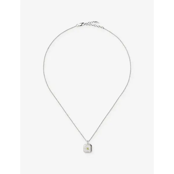 MISSOMA Sterling- And Crystal Pendant Necklace - Silver