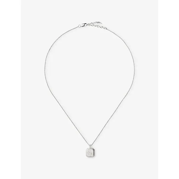MISSOMA June Birthstone Sterling And Crystal Pendant Necklace - Silver