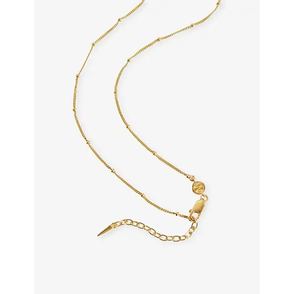 MISSOMA Bobble 18ct Yellow Vermeil Long Chain Necklace