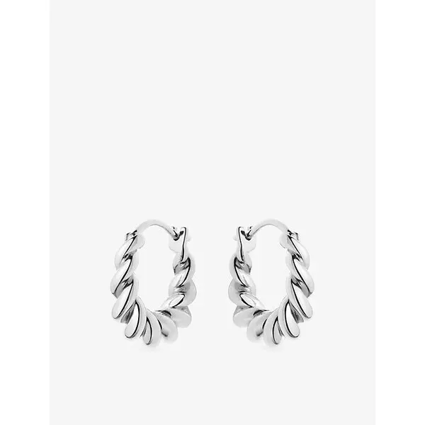 MISSOMA Tidal Small Plated Brass Hoop Earrings