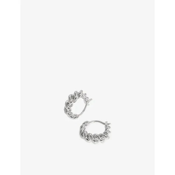 MISSOMA Tidal Small Plated Brass Hoop Earrings