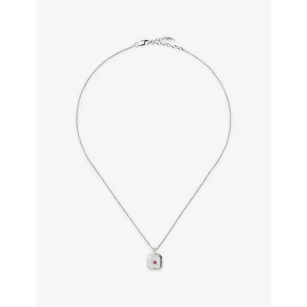MISSOMA Sterling- And Crystal Pendant Necklace - Silver