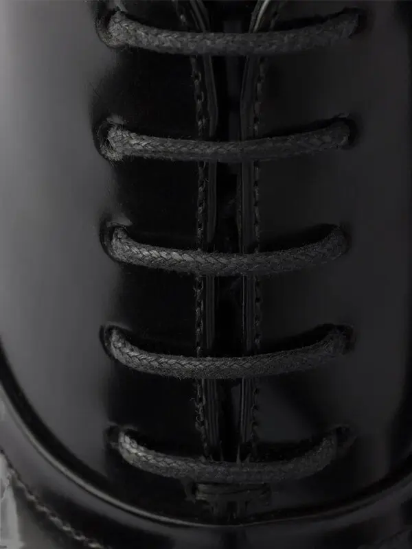 Prada Laced Leather Shoes
