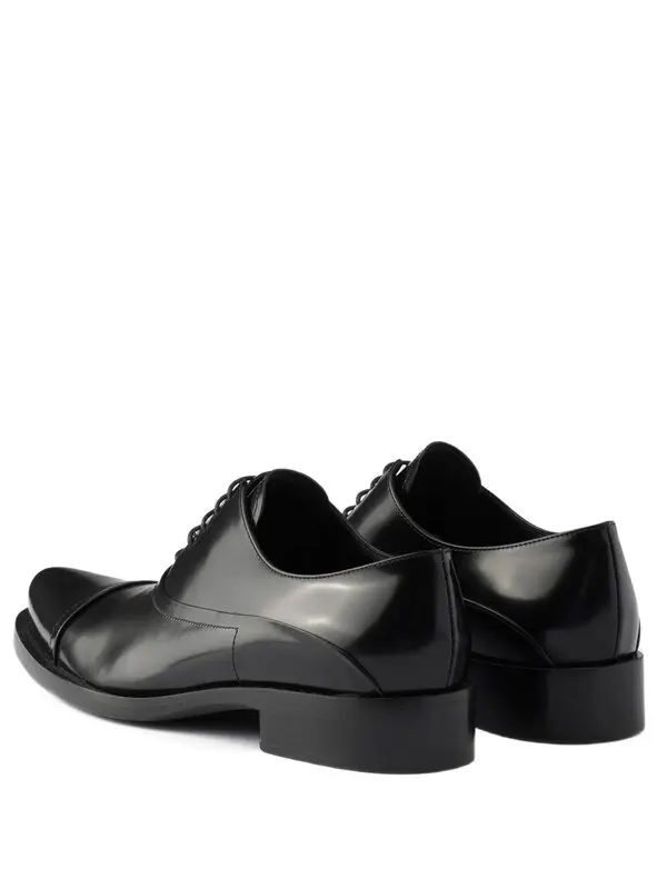 Prada Laced Leather Shoes