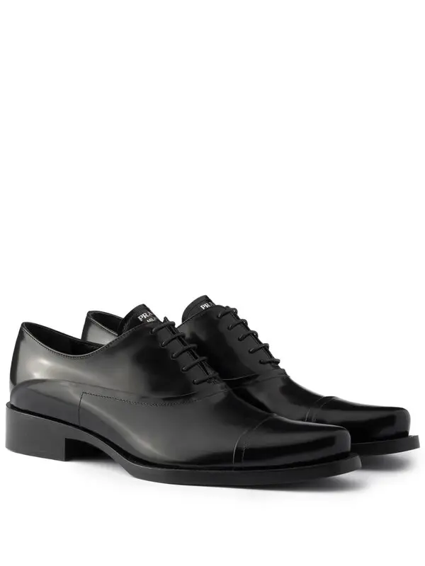 Prada Laced Leather Shoes