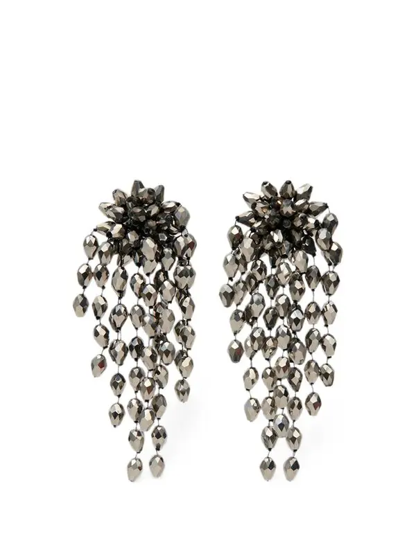 Isabel Marant Étoile Hanabi Beaded Earrings With Clip