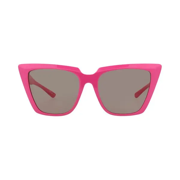 Balenciaga Cat Eye Frame Acetate Sunglasses 'fuchsia/brown