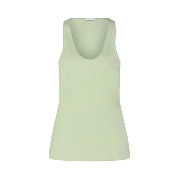 FERRAGAMO Silk Tank Top 'olive