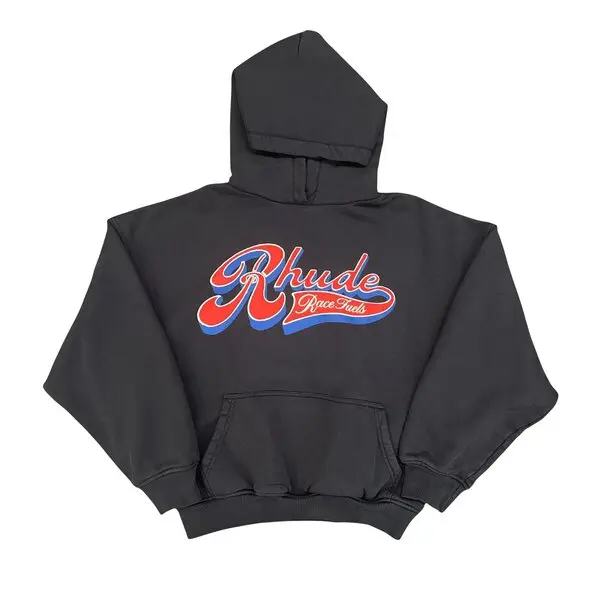 Rhude Pit Stop Hoodie 'vintage /red/blue