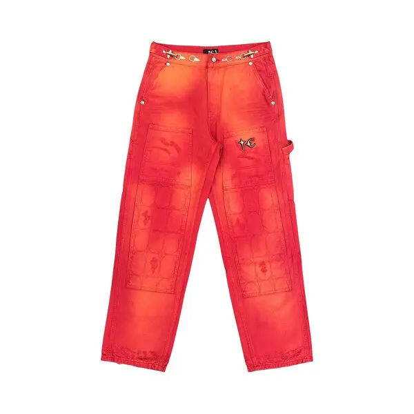 THUG CLUB Two Tone Washed Pants