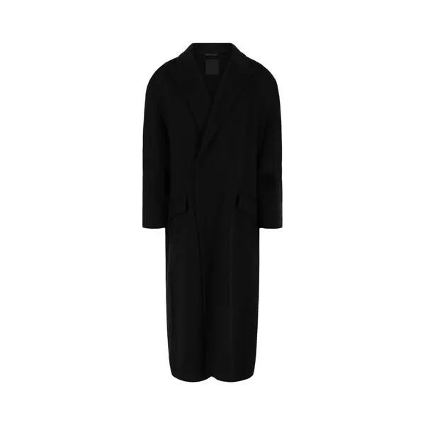 Givenchy Double Face Long Coat - Black