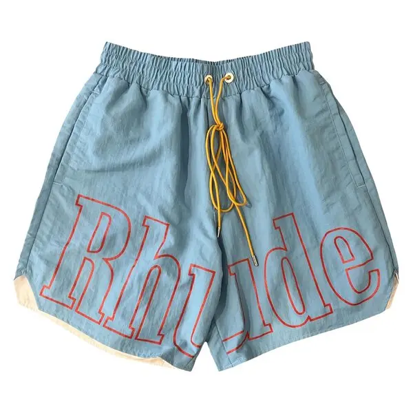 Rhude Logo Track Short 'baby /red