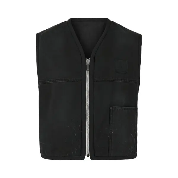 Givenchy Reversible Mixed Material Gilet - Black
