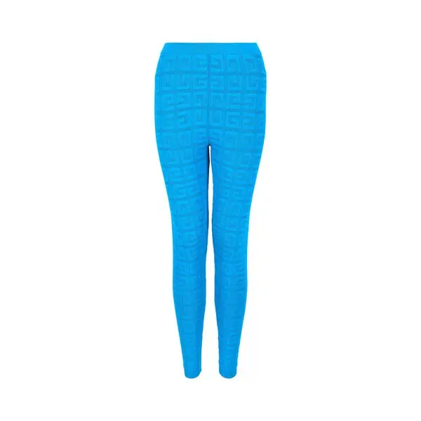 Givenchy All Over 4g Jacquard Leggings 'aquamarine - Blue
