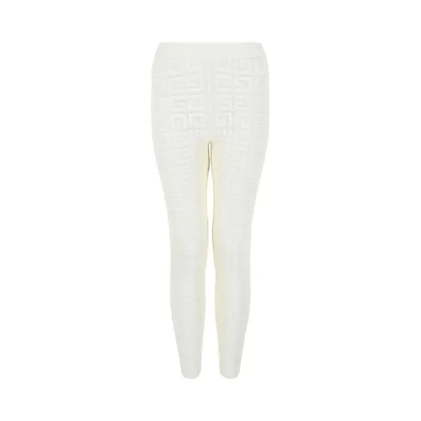 Givenchy All Over 4g Jacquard Leggings 'off - White
