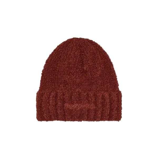 POLAR SKATE CO. Fluff Beanie 'rust - Brown