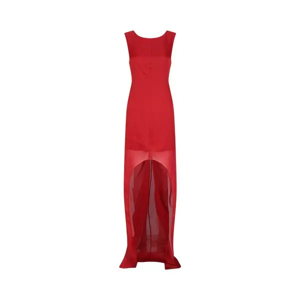 Givenchy High-low Dress With Big Bows - Red