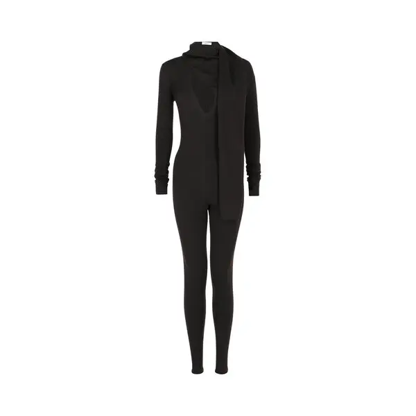 FERRAGAMO Draped Cutout Jumpsuit