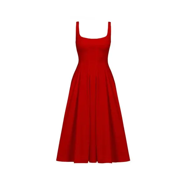 AVENUE 8 Mid-length Poplin Dress