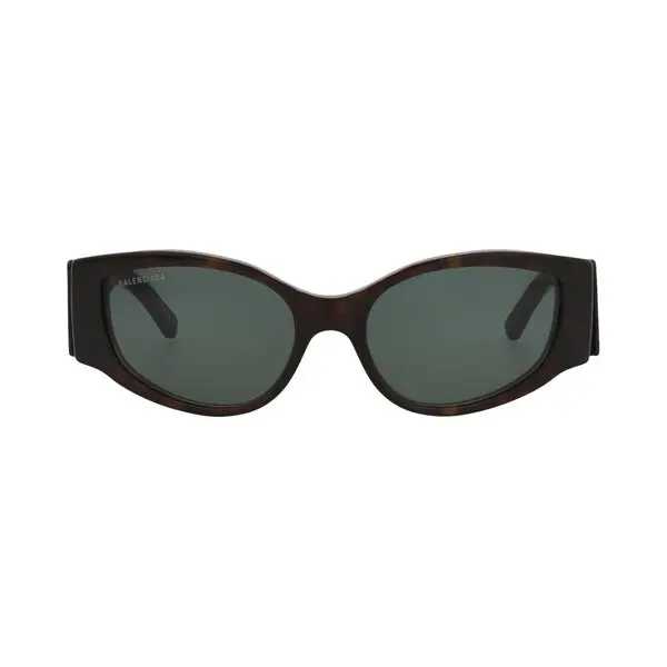 Balenciaga Cat Eye Frame Recycled Acetate Sunglasses - Brown