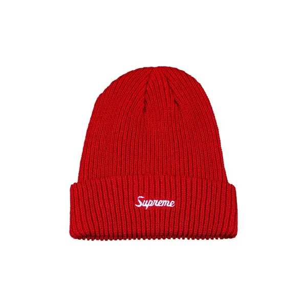 Supreme Loose Gauge Beanie - Red
