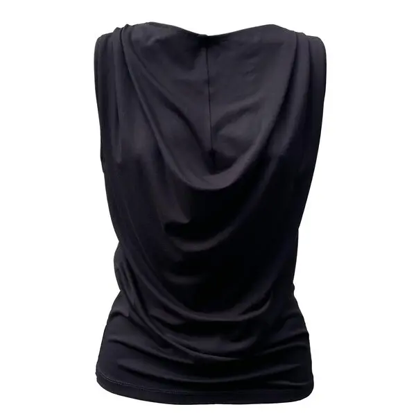 IMAATU Onu Top Sculpting Elastic Viscose Waterfall Drape