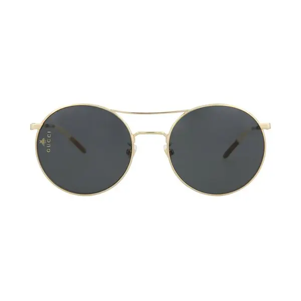 Gucci Round-frame Metal Sunglasses /grey