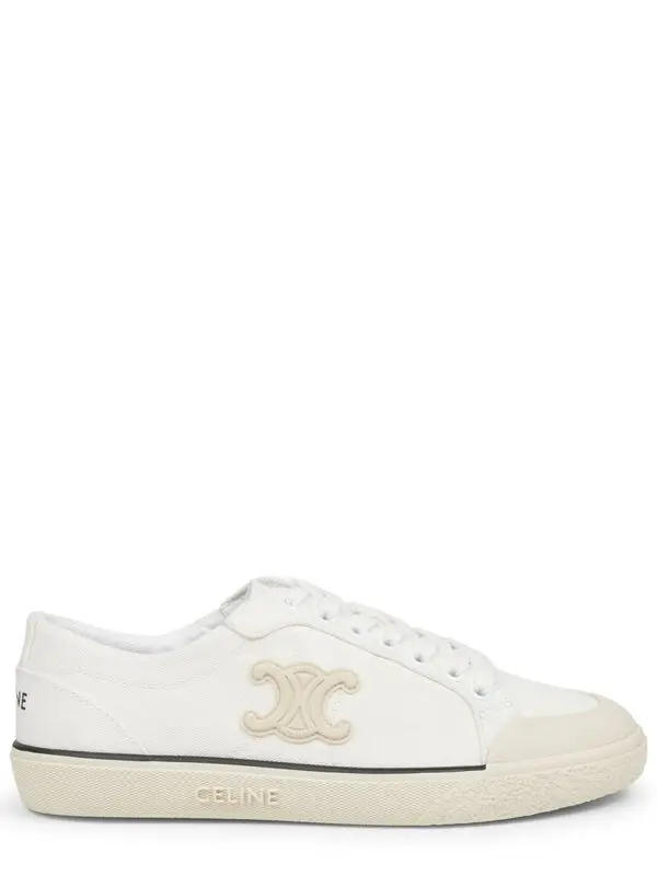 Celine Style Alan Cotton Sneakers