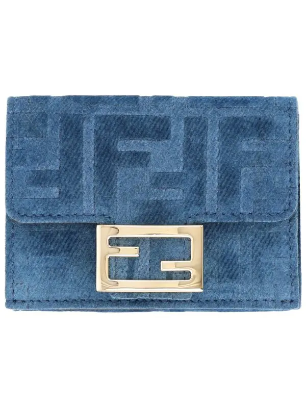 Fendi Micro Trifold Baguette Wallet Bag