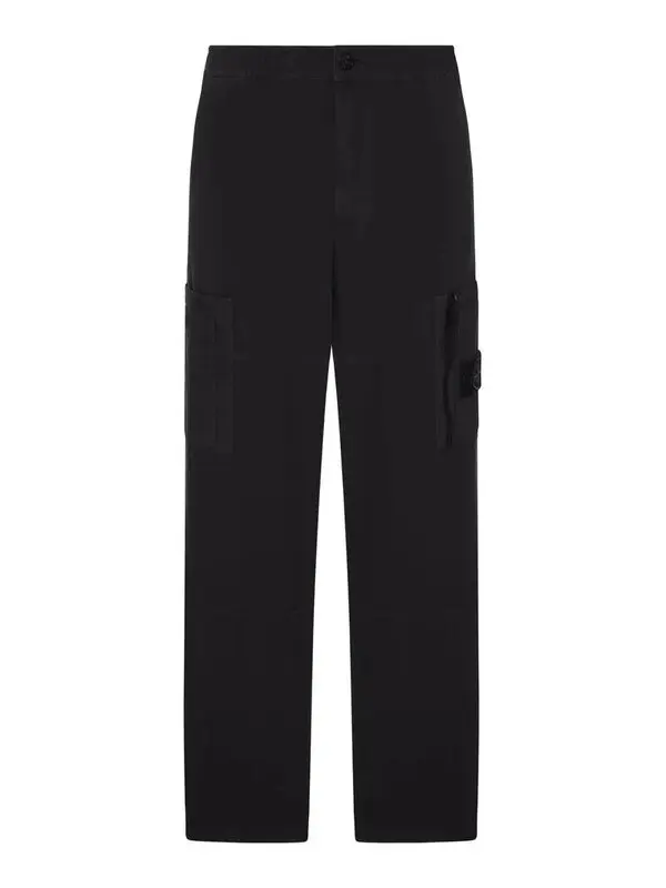 Stone Island Cotton Loose Fit Cargo Pants