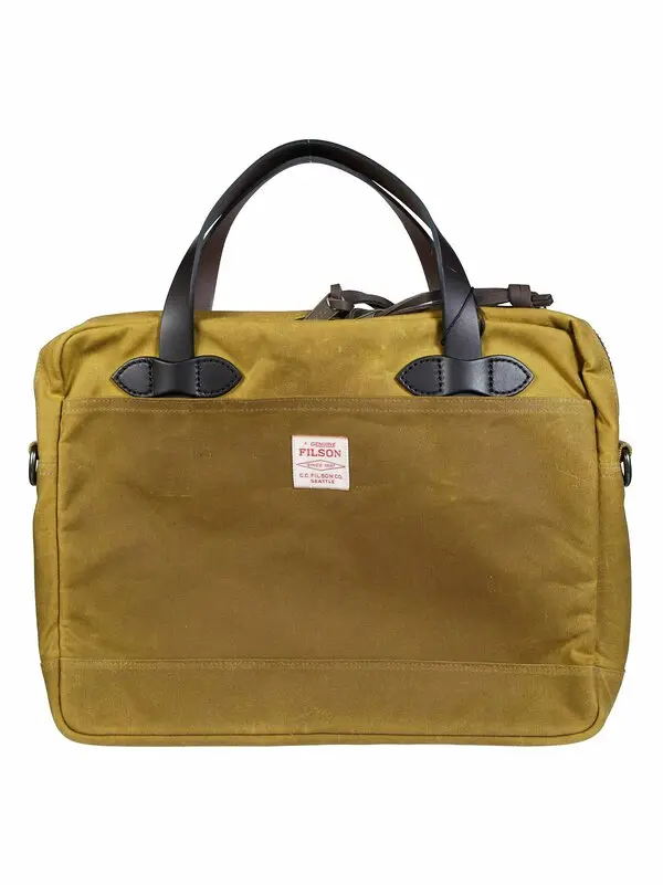 Filson Oil-finish Tin Cloth Compact Briefcase Bag