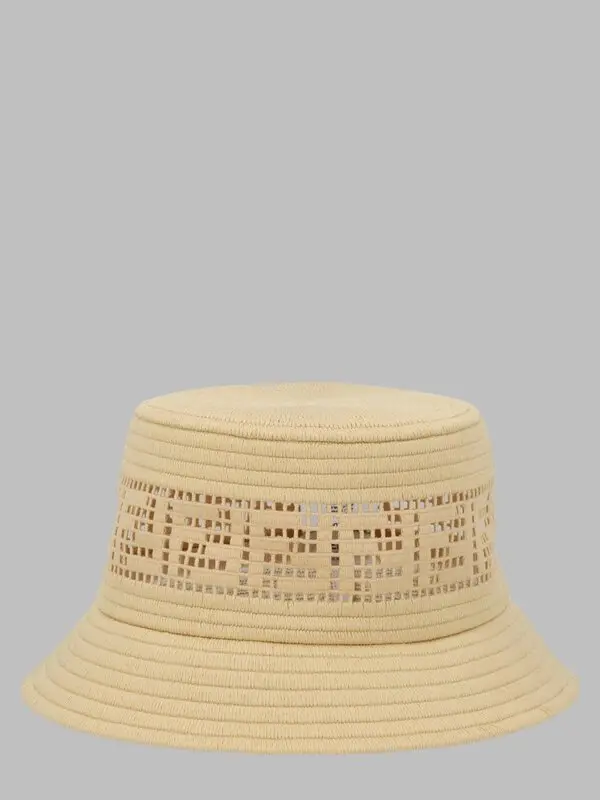 Fendi Raffia Bucket Hat