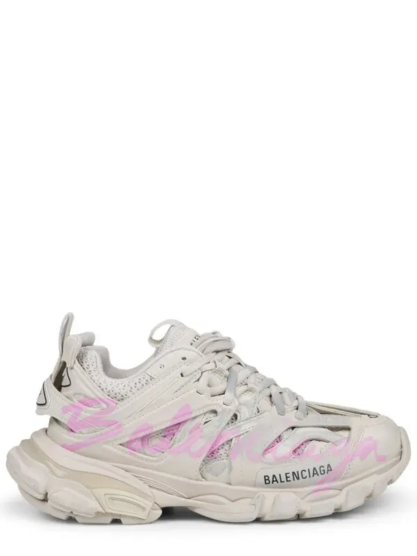 Balenciaga Track Signature Sneaker - Beige