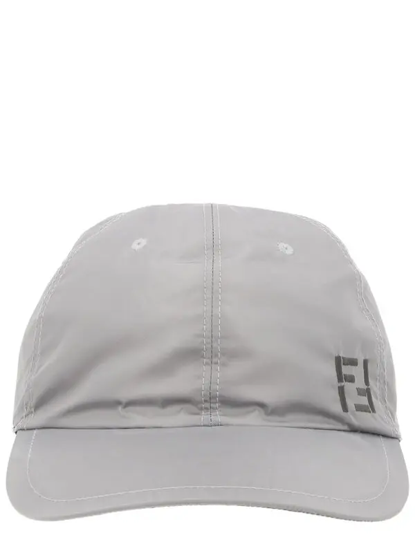 Fendi Logo Baseball Hat - Grey