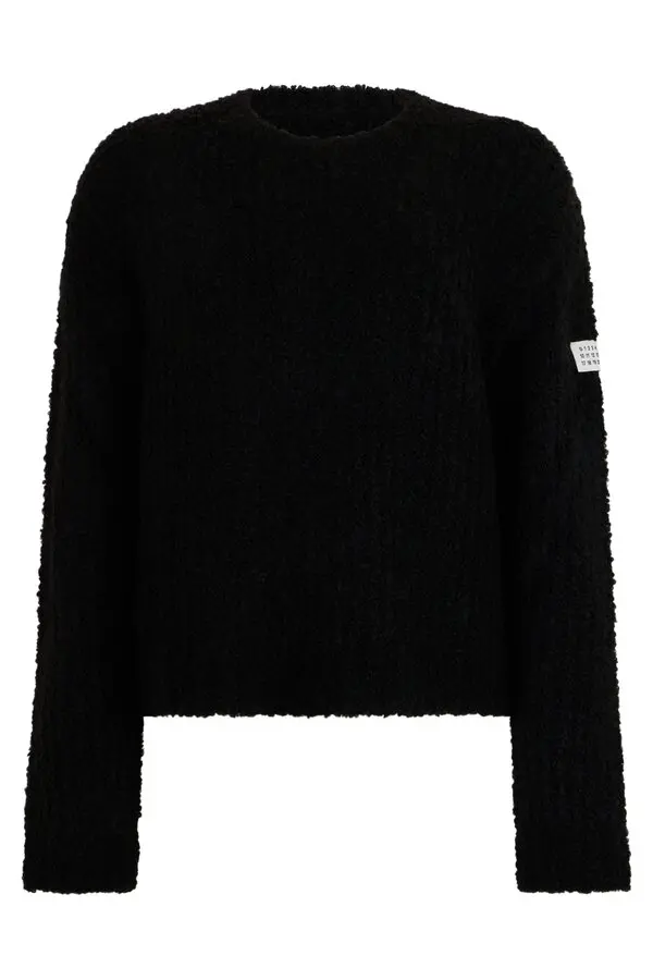 MAISON MARGIELA Cropped Crewneck Sweater