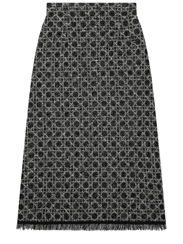 Dior Macrocannage Midi Skirt