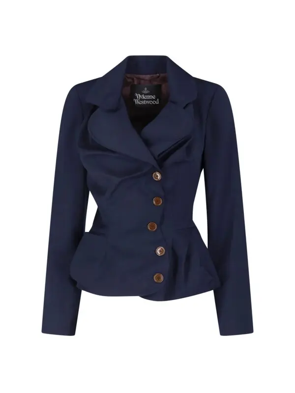 VIVIENNE WESTWOOD 100% Virgin Wool Tailored Jacket