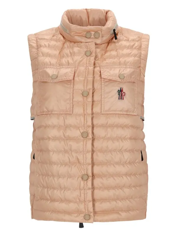 Moncler Gumiane Nylon Vest - Pink