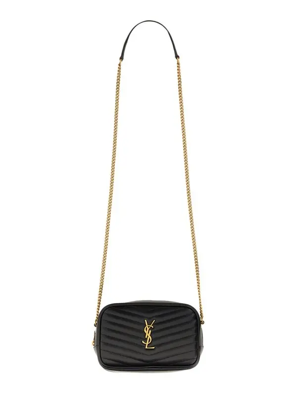 Saint Laurent Mini Lou Calf Leather Handbag Crossbody