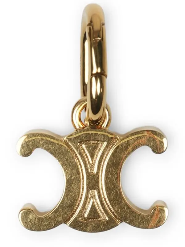 Celine Triomphe Brass Charm Bracelet - Gold