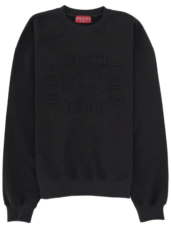 Gucci Logo Sweatshirt - Black