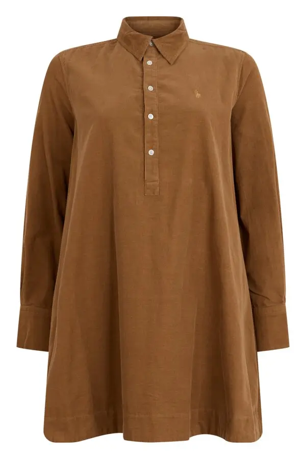 Polo Ralph Lauren Collar Button Tunic Dress