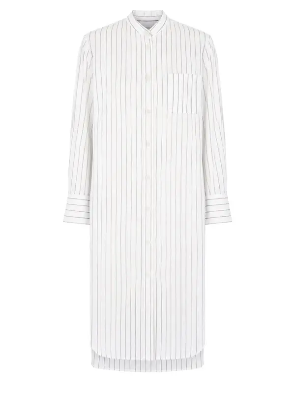 TOTEME Viscose And Silk Blend Tunic Mini Dress