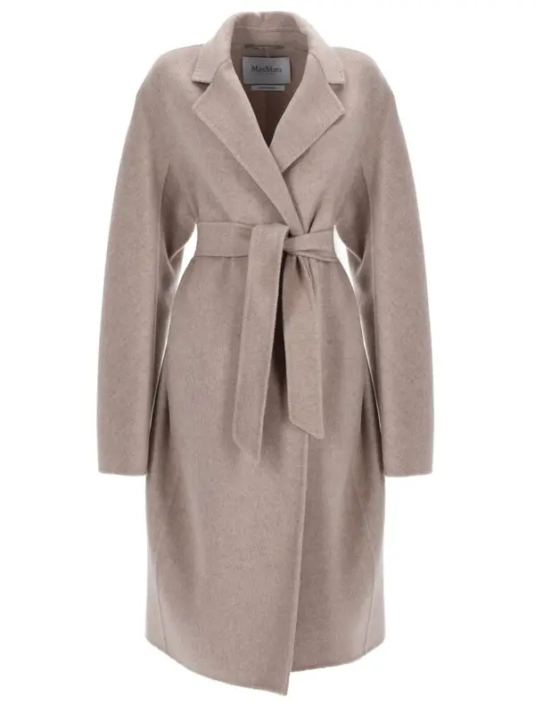 Max Mara Maxi Cashmere Trench Jacket Maceri - Beige